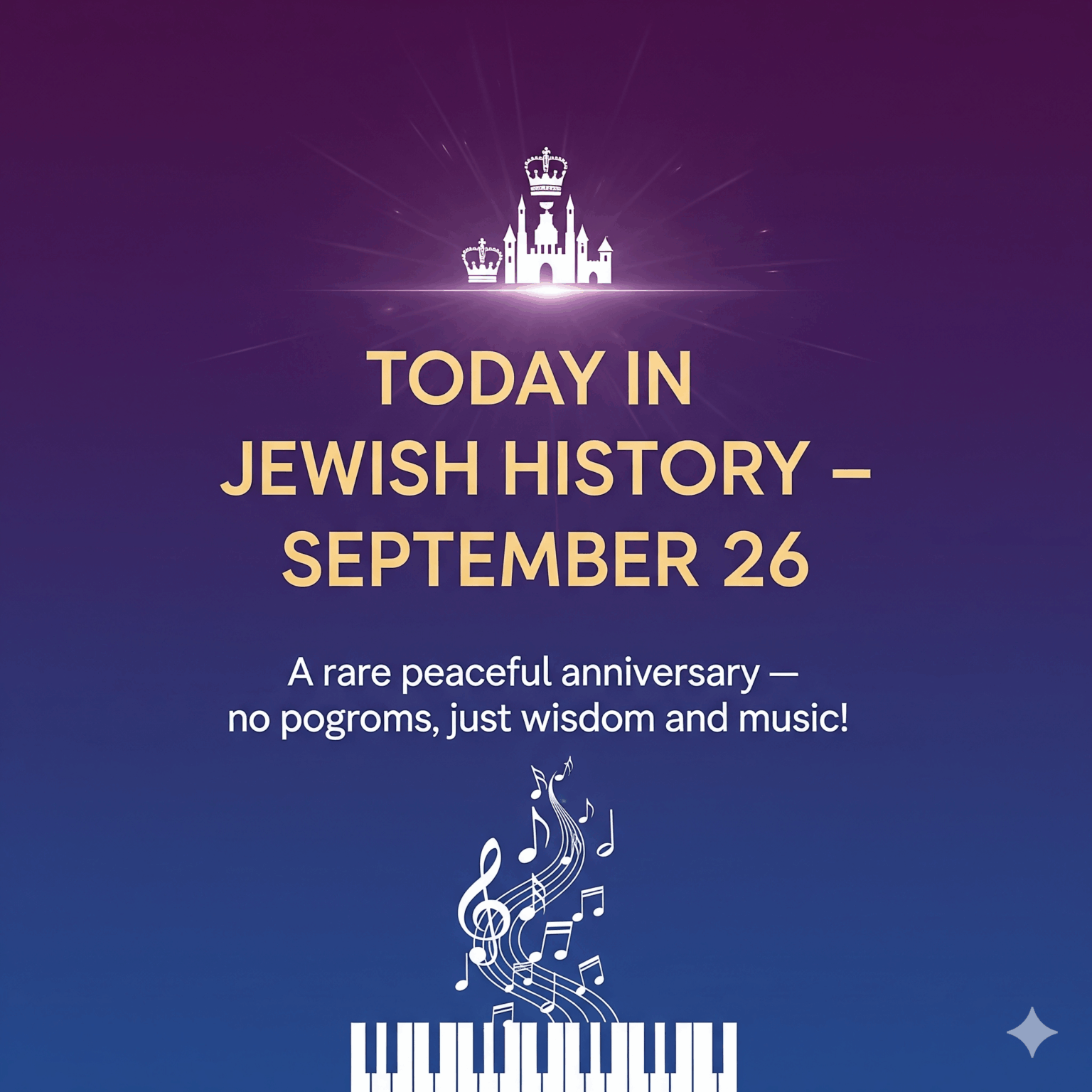 today in jewish history - 9-26 | Jews Can Shoot